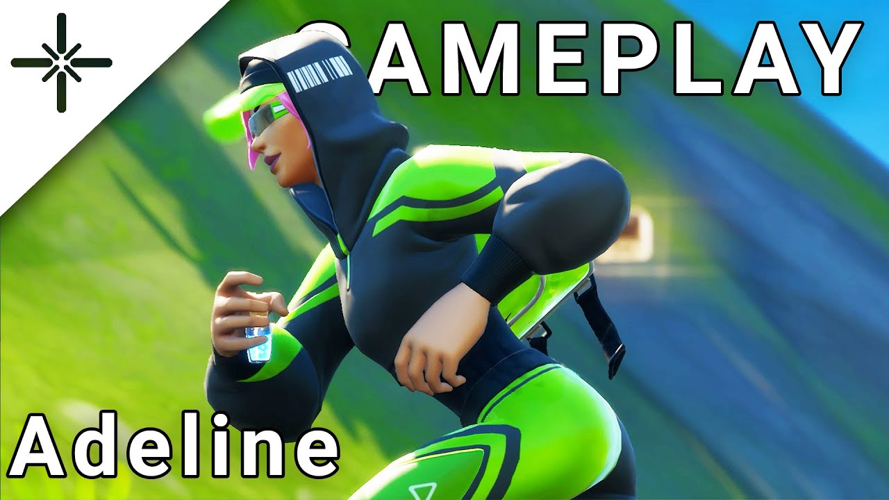 LEAKED "Adeline" Fortnite Skin Gameplay (With "Angular Chic" Back Bling ...