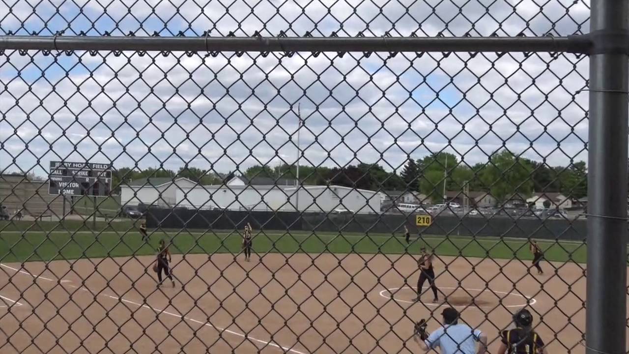 2016 CCHS Varsity Softball vs Jenison Wildcats, 5/18/16, final score 3 ...
