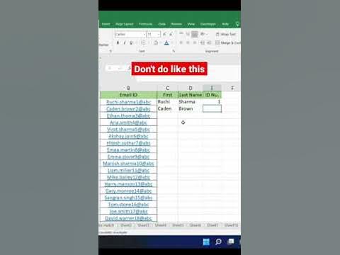 excel tricks and tips formula - YouTube