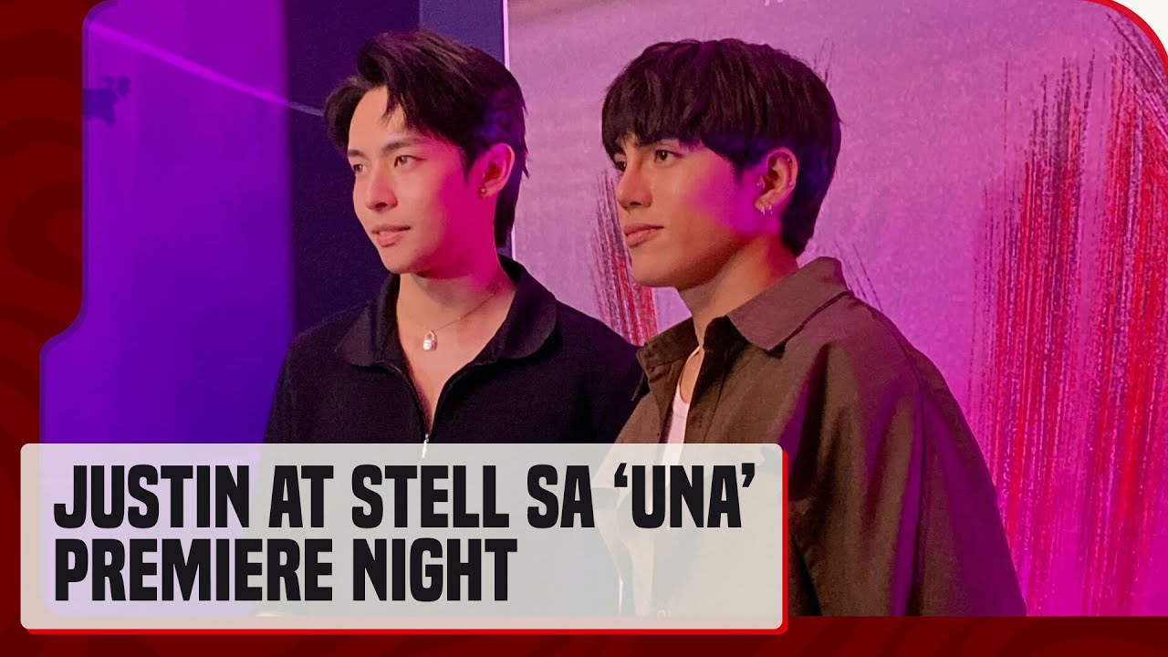 SB19 Justin at Stell, todo suporta kay Pablo sa premiere night ng “Una ...