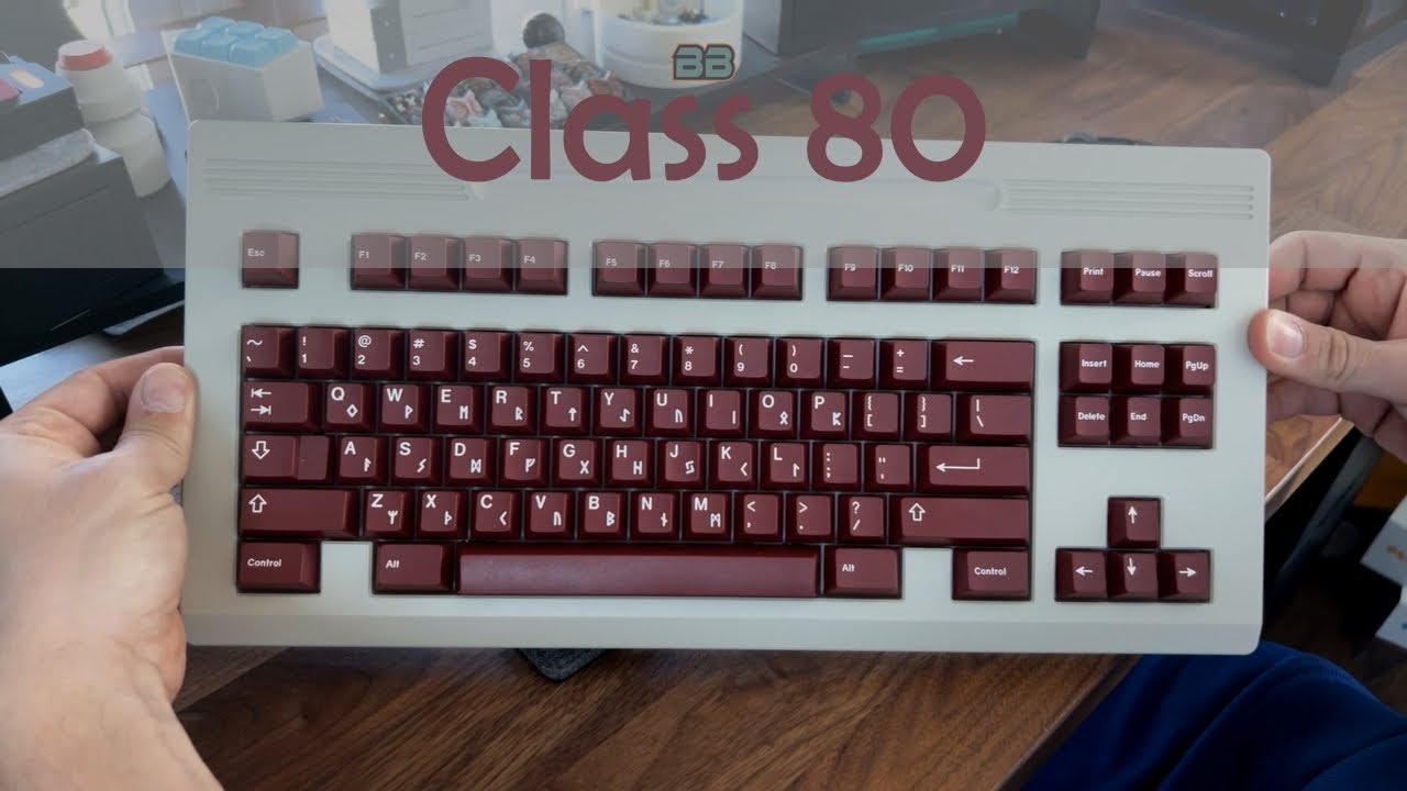 MM Studio Class80 r2 with HMX Macchiato switches - YouTube