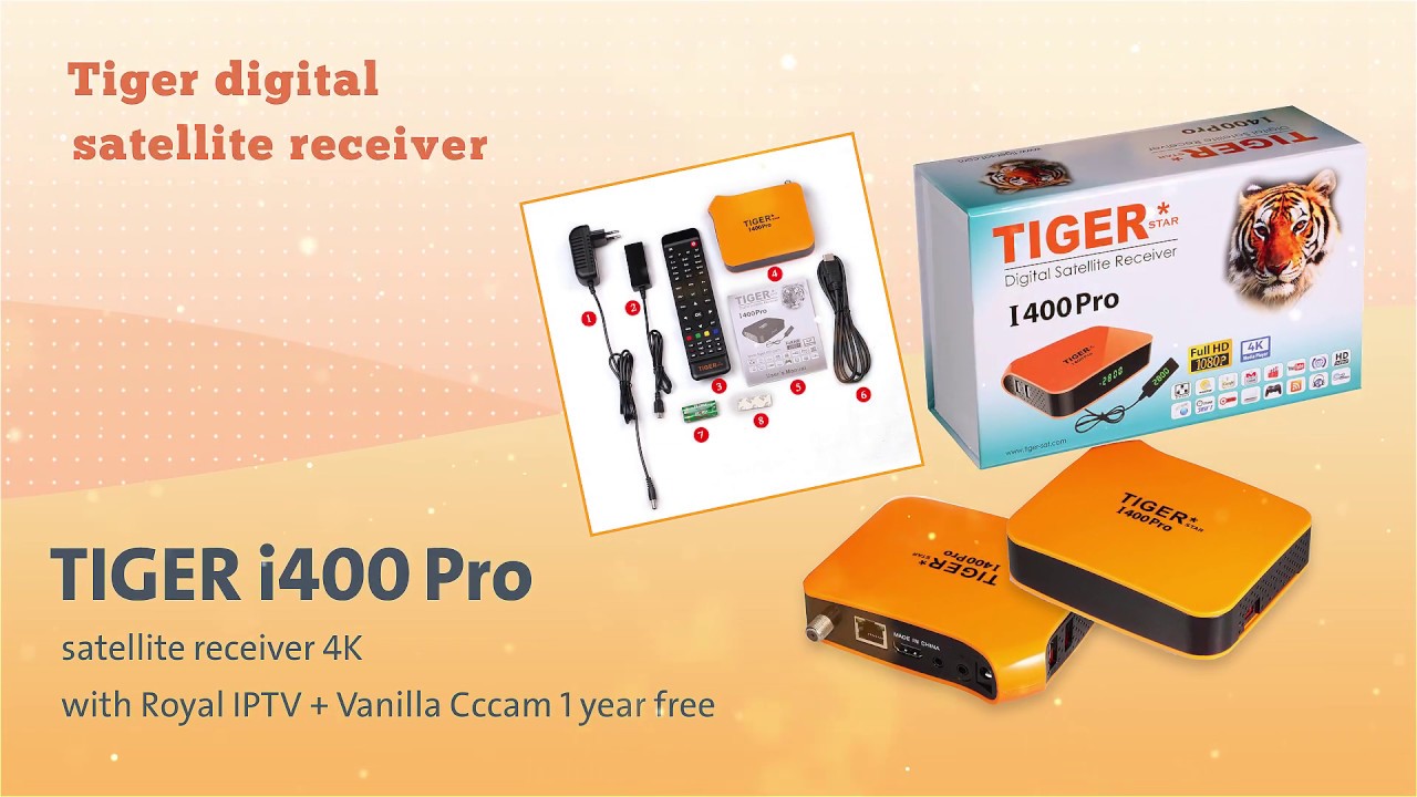 Tiger digital satellite receiver - YouTube