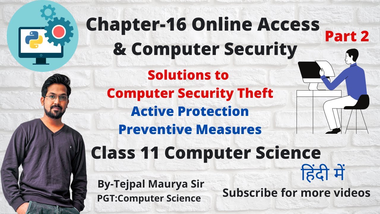 Chapter 16 Online Access and Computer Security | Part 2 | Class XI ...