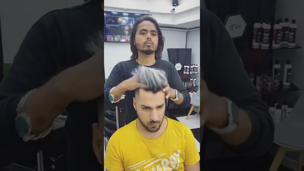 Shanuzz Salon new hair cut cut prank boy shanu Salon Best Hair Cut ...