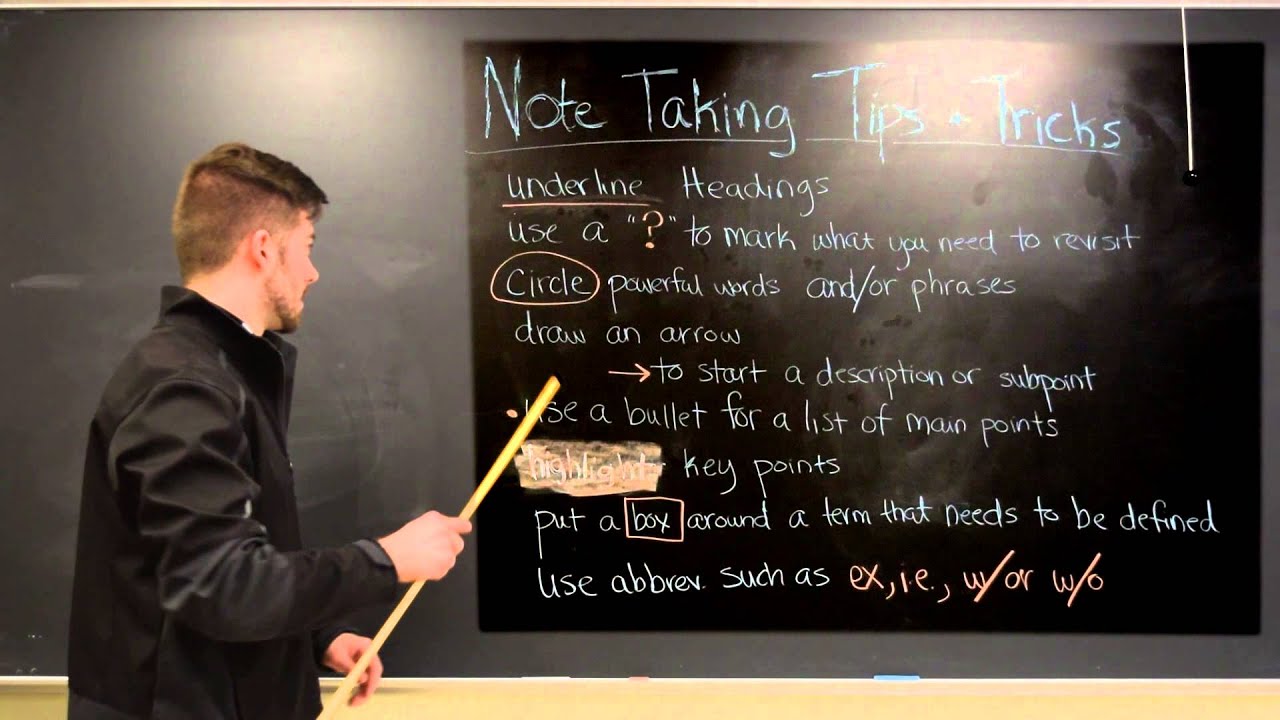 Get Organized! Part 3: Effective Note Taking - YouTube