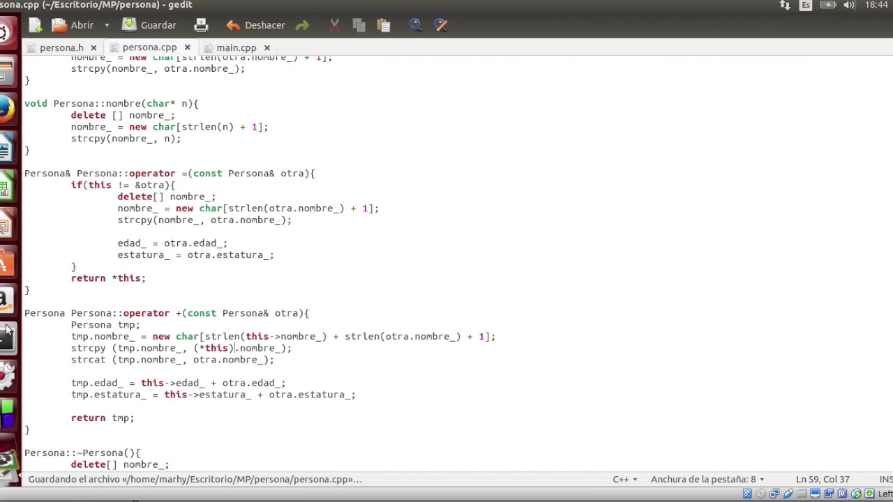 Clases en C++ // Sobrecarga de operadores - YouTube