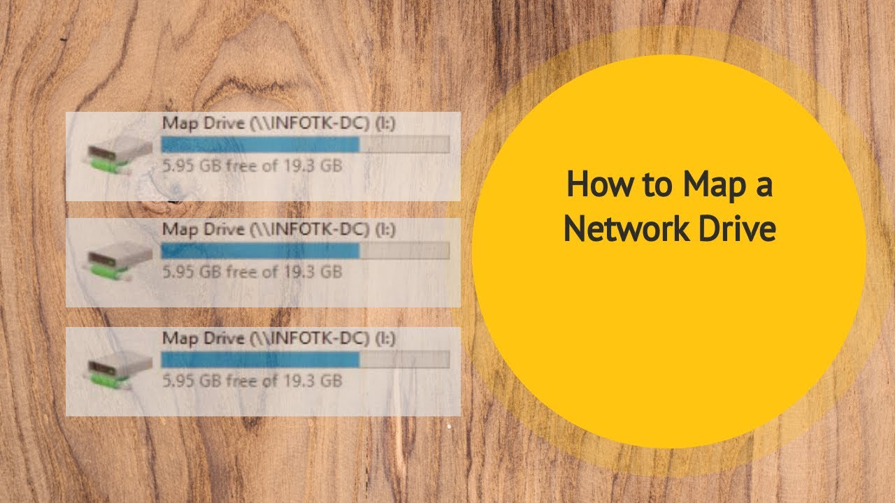 How to Map a Network Drive - YouTube