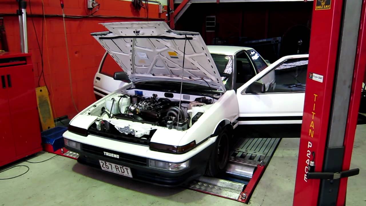 7AGE 20V Dyno Run - YouTube
