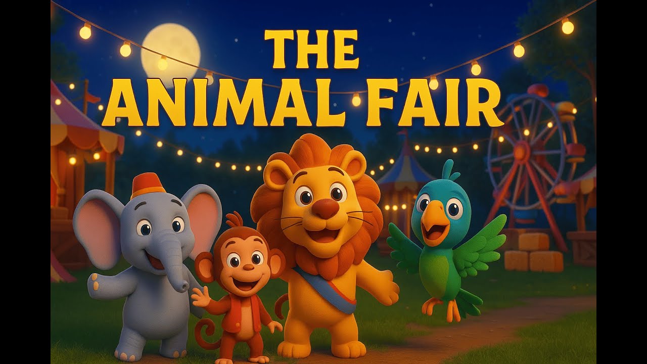 The animal fair Nursery Rhyme - YouTube