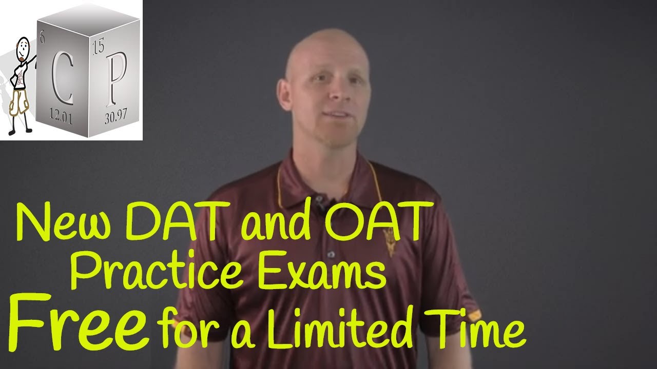 Chad's New DAT and OAT Practice Exams - YouTube