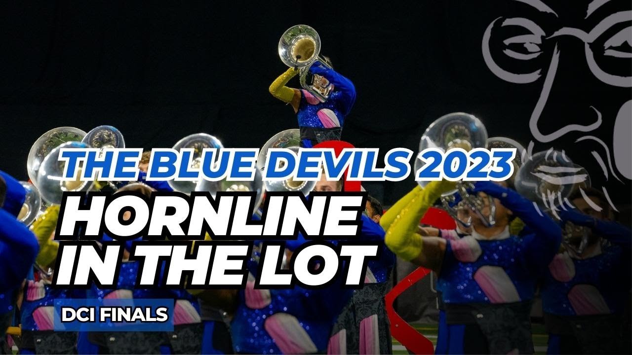 The Blue Devils 2023 Hornline In the Lot - Finals - YouTube