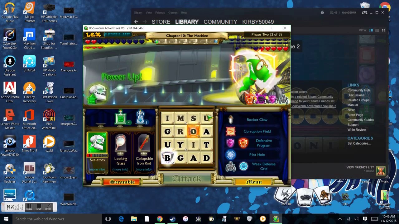 Bookworm Adventures 2 Final Boss - YouTube