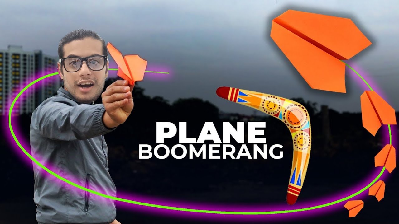 How To Make Boomerang Plane Amazing Boomerang Plane Boomerang Avion ...