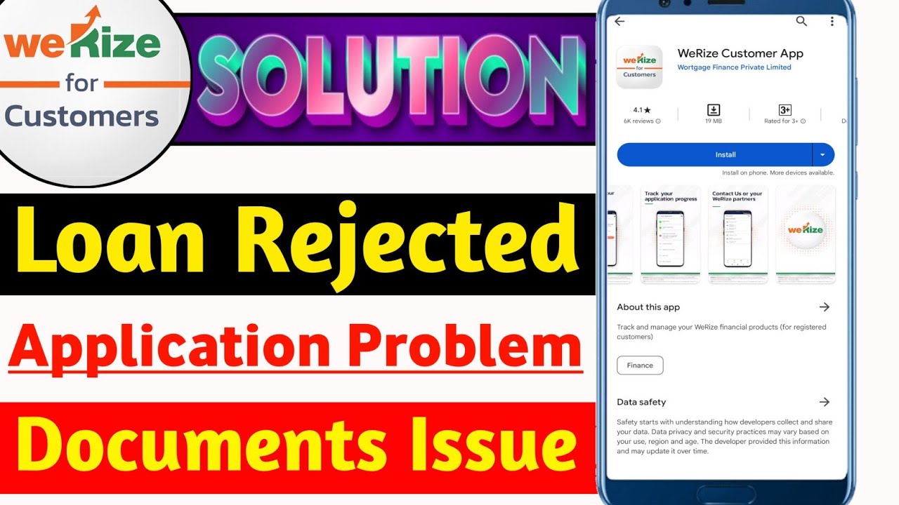 Werize Loan Application Problem | Werize Loan Kaise Le | Werize Partner ...