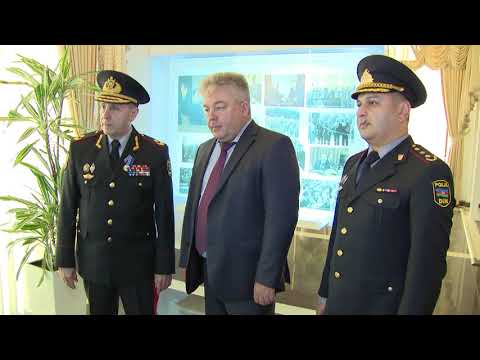 Rusiyalı qonaqlar Polis Akademiyasında...