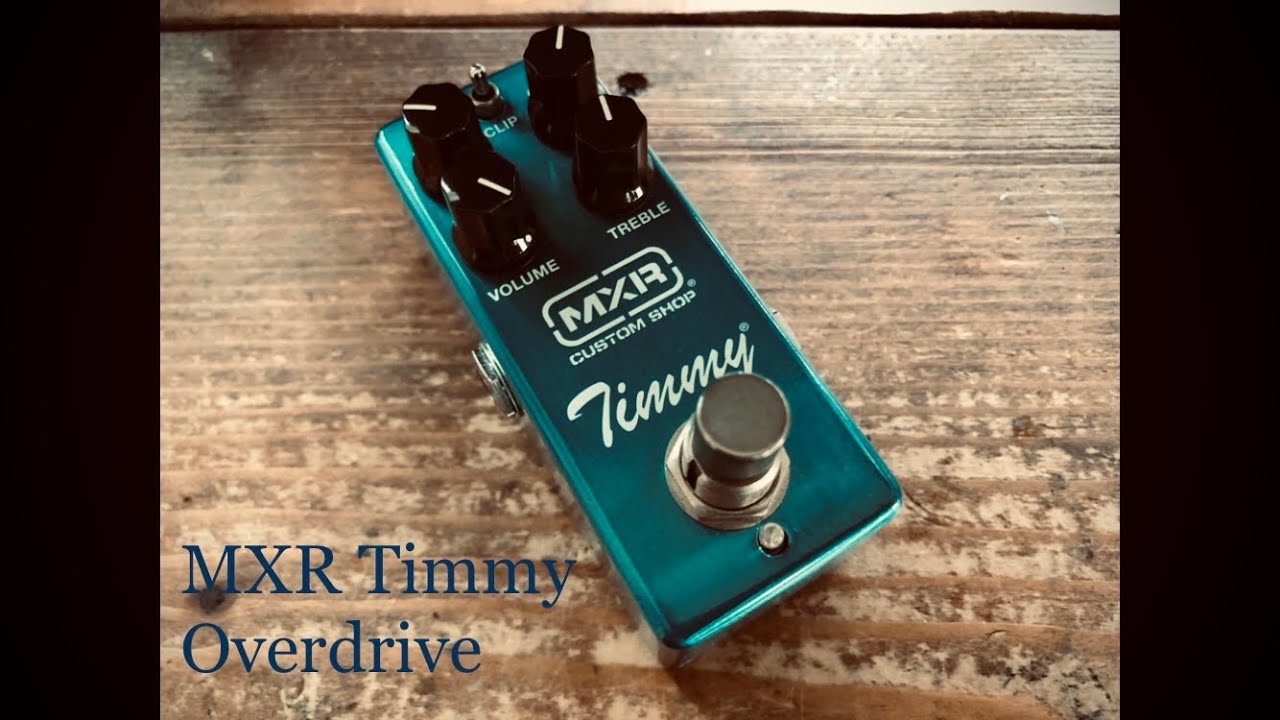 Paul Cochrane Timmy Overdrive V1 vs MXR CSP027 Timmy Overdrive - YouTube