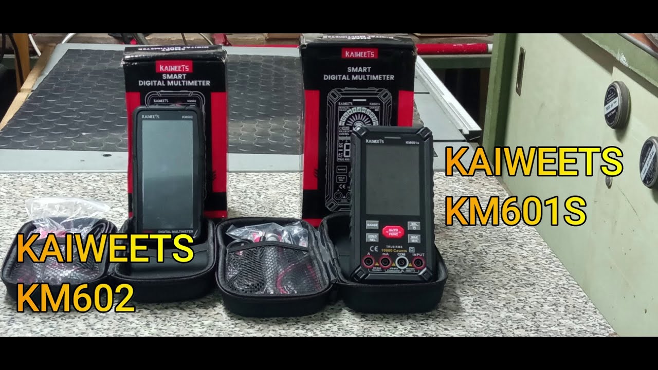 multimetro digitale Kaiweets KM 601S e KM 602 - YouTube
