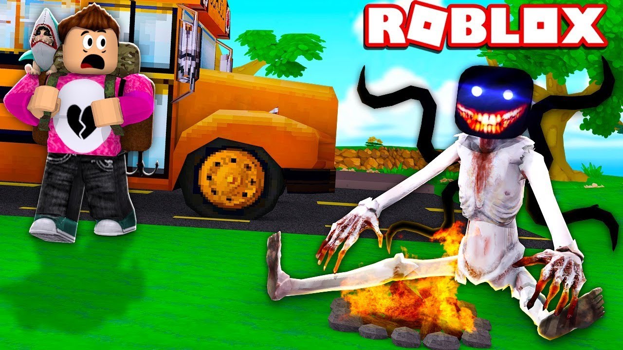 ESCAPA del MONSTRUO de CAMPING en ROBLOX - YouTube
