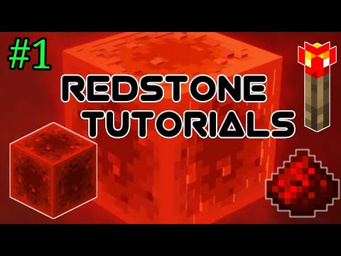 Redstone tutorial part 1 | introduction to redstone engineering - YouTube