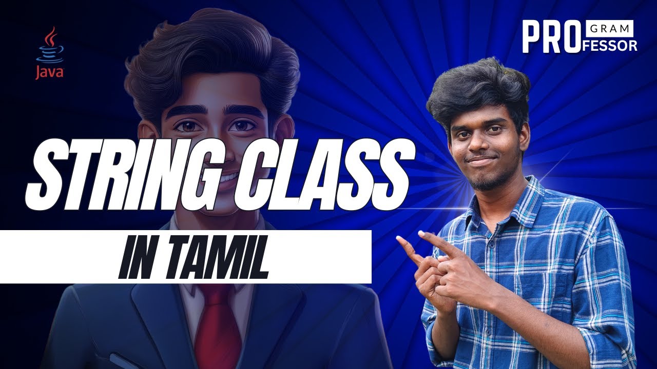 #55 String Class in Java in Tamil - YouTube