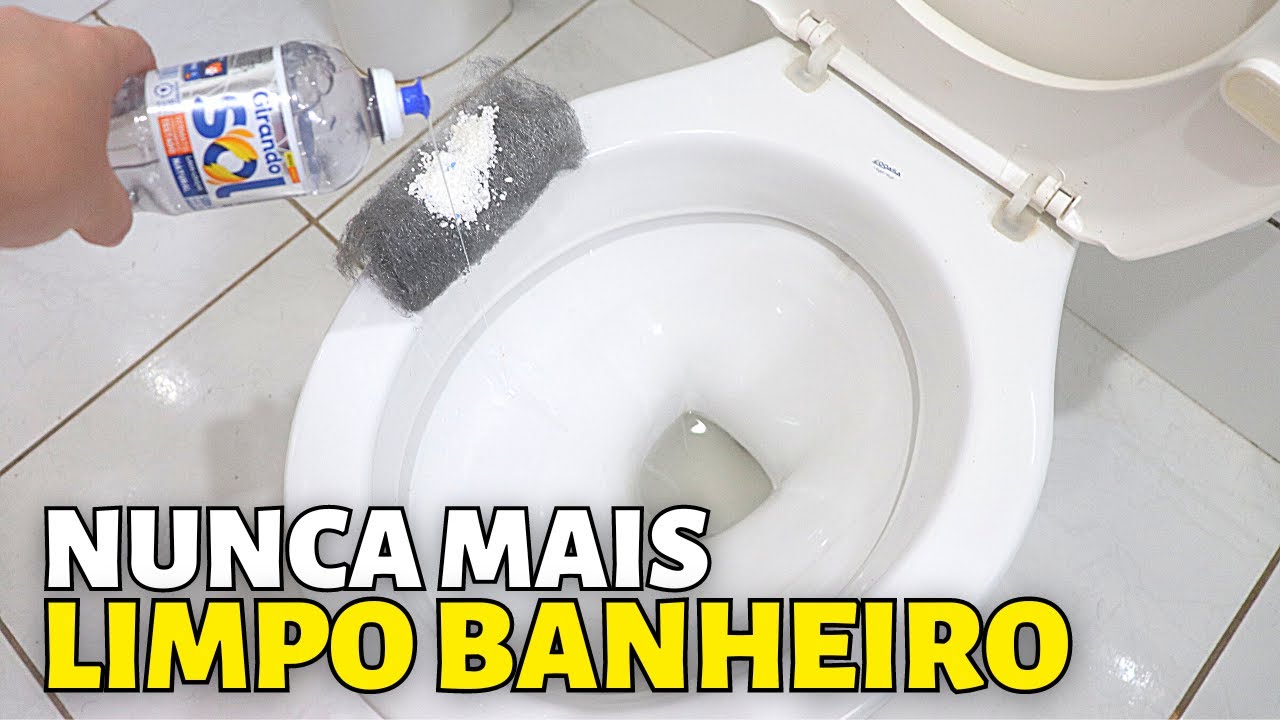 BANHEIRO SUJO Fica Limpo Sujeira Some Em 5 Minutos Cheiroso Por Dias ...