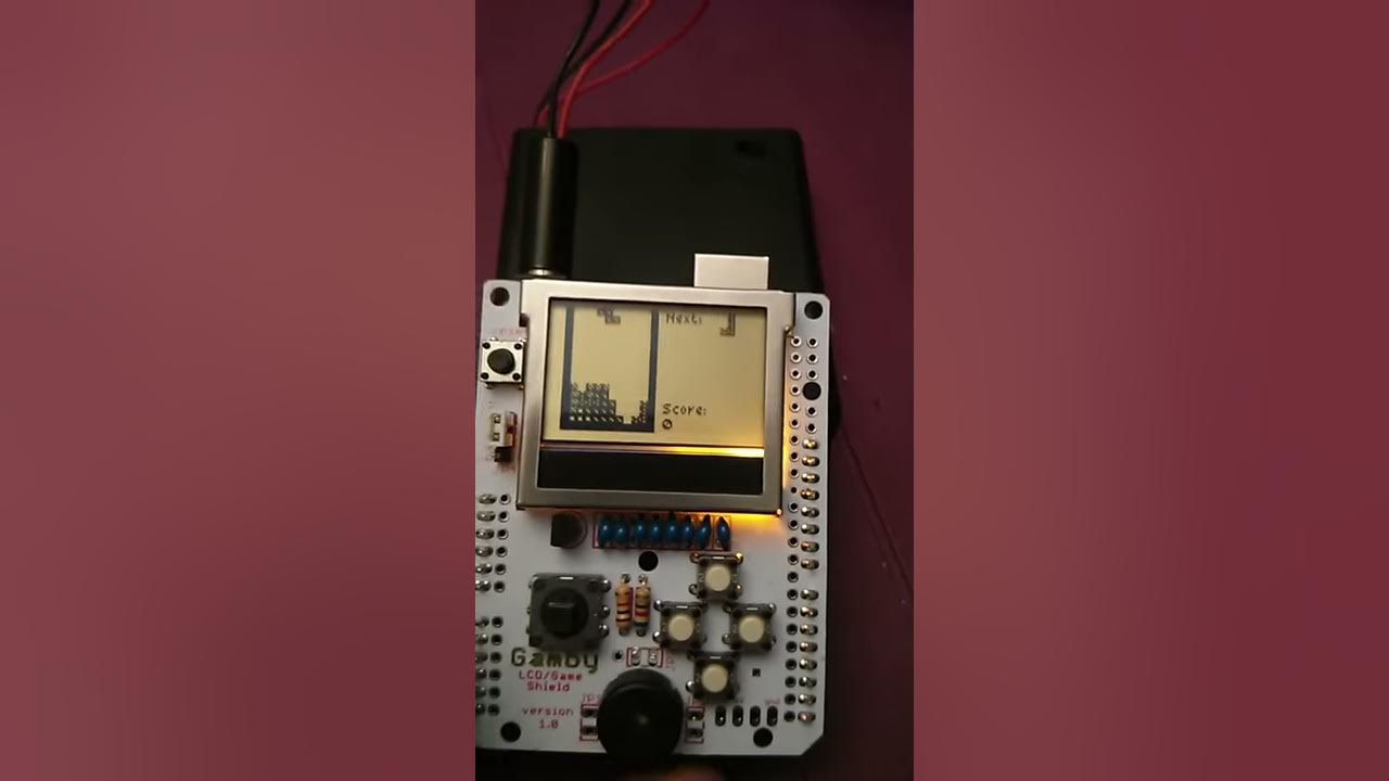 GAMBY: Arduino Retro Gaming Sheild - YouTube