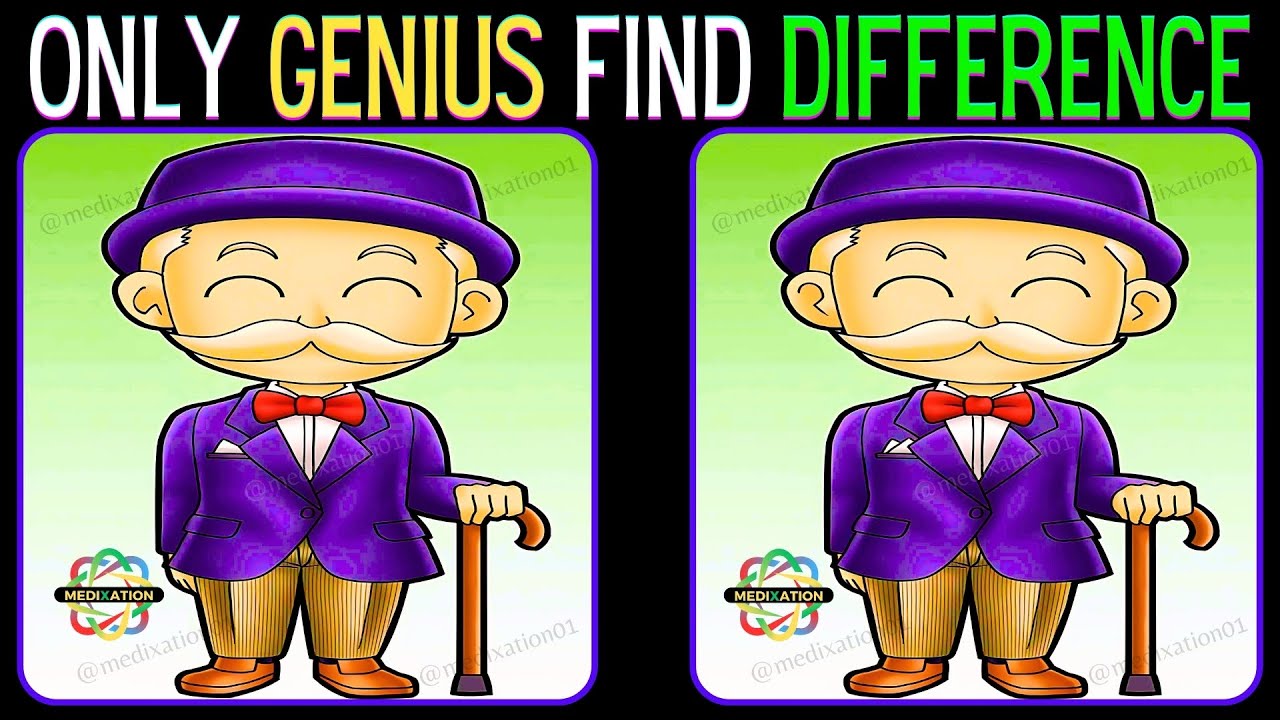 Spot The Difference : Only Genius Find ALL [ Find The Difference #93] - YouTube