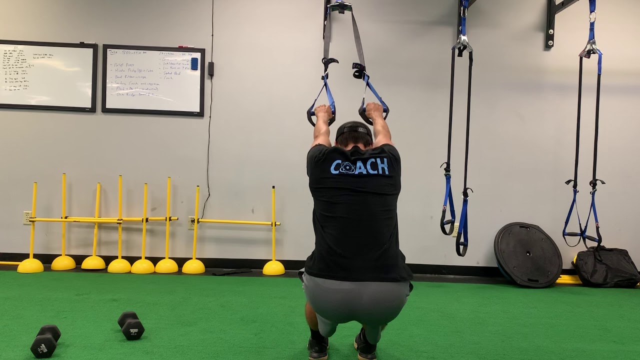 TRX Low Back/Lat Stretch - YouTube