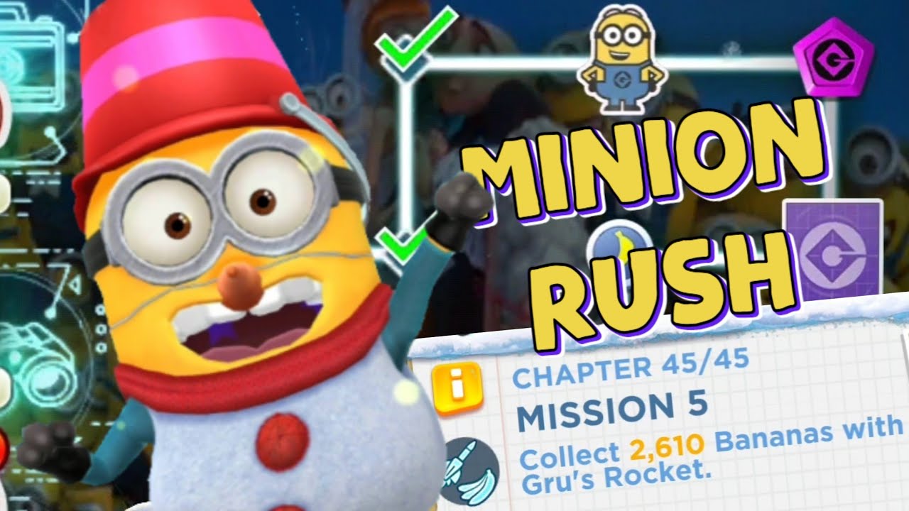 Minion Rush Despicable Ops Mission 5 Chapter 45/45 walkthrough prize ...