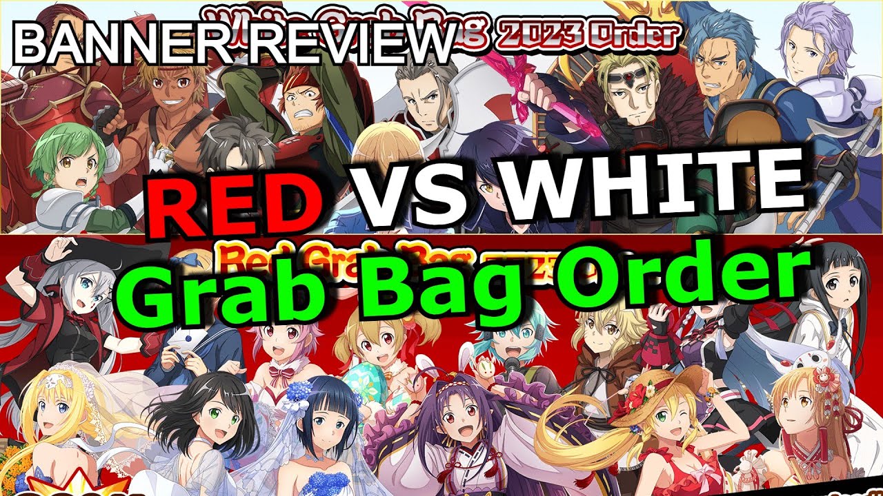 [SAOIF] Which Grab Bag Should You Pull? | Red VS White | Grab Bag Order ...