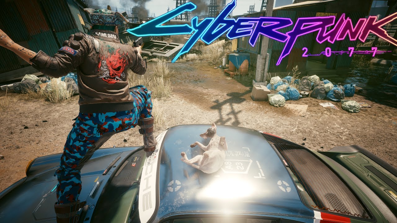 Cyberpunk 2077 2.1 - Johnny's Junkyard Grave - YouTube