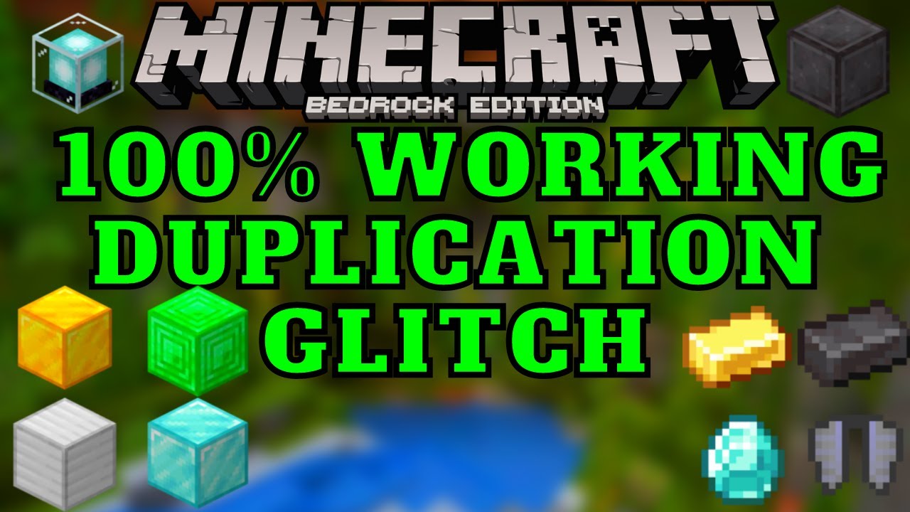 100% Working Duplication Glitch for Minecraft Bedrock Edition on Ps4 ...