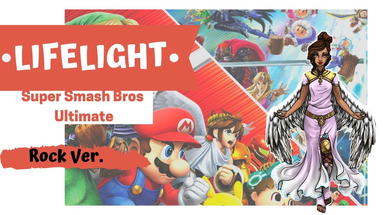 『Super Smash Bros: Ultimate』 - Lifelight (Rock Instr. Cover) - YouTube