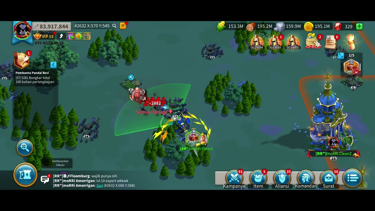 Wiliam Wallace skill animation with Liu Che #riseofkingdoms - YouTube