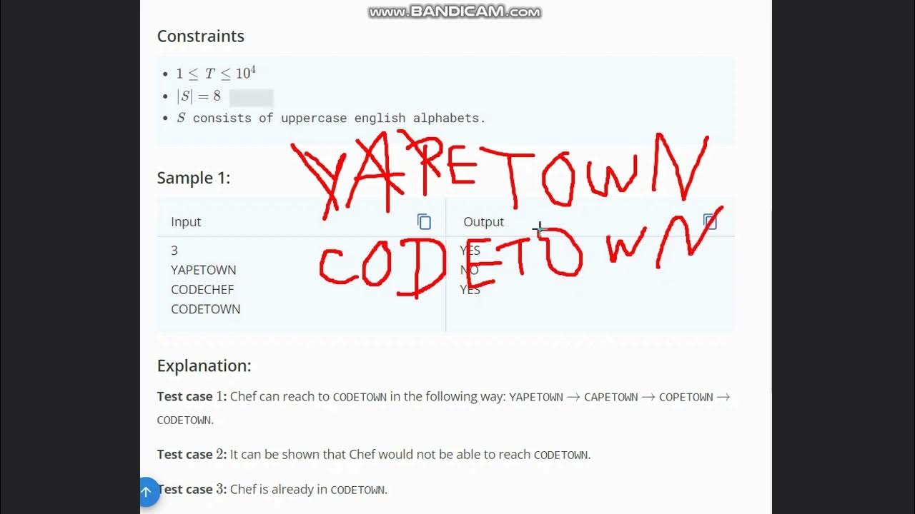 Reach Codetown | CODETO | Codechef STARTERS 111 | Full Solution - YouTube