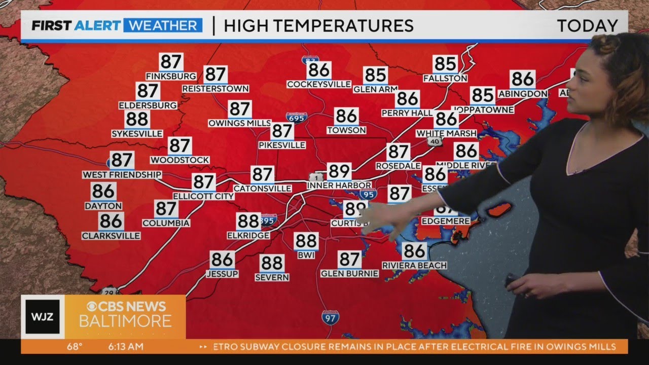 Meteorologist Abigail Degler has your Monday morning forecast 7/10 ...