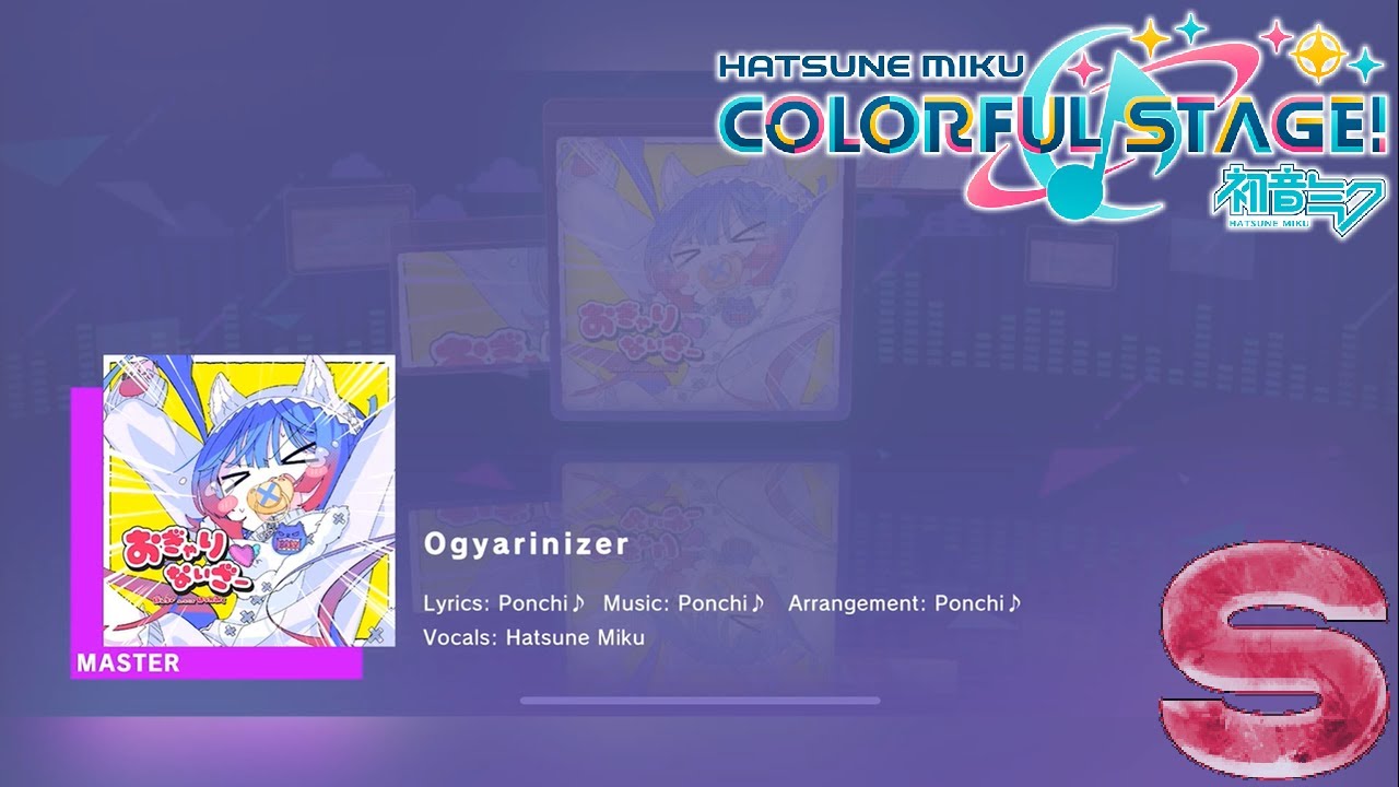 Hatsune Miku: Colorful Stage! - Ogyarinizer (Master / S-Rank) - YouTube