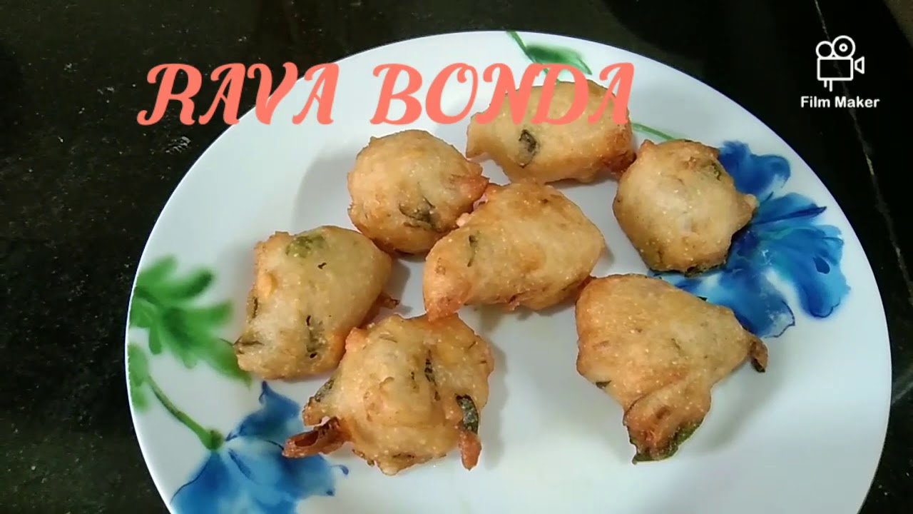 How to make easy and crispy RAVA BONDA!!!! - YouTube