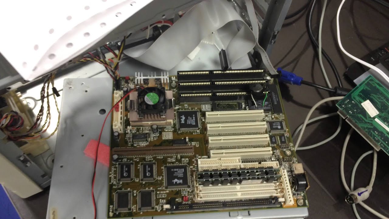 Old Windows 95 Computer Printing Problem - YouTube