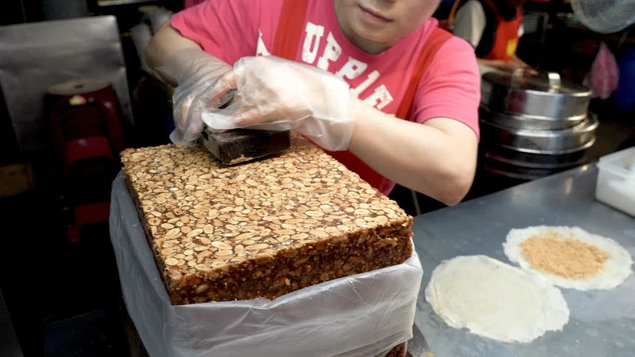 Peanut Ice Cream I Peanut Ice Cream ㅣ Ningxia Night Market I Taiwan ...