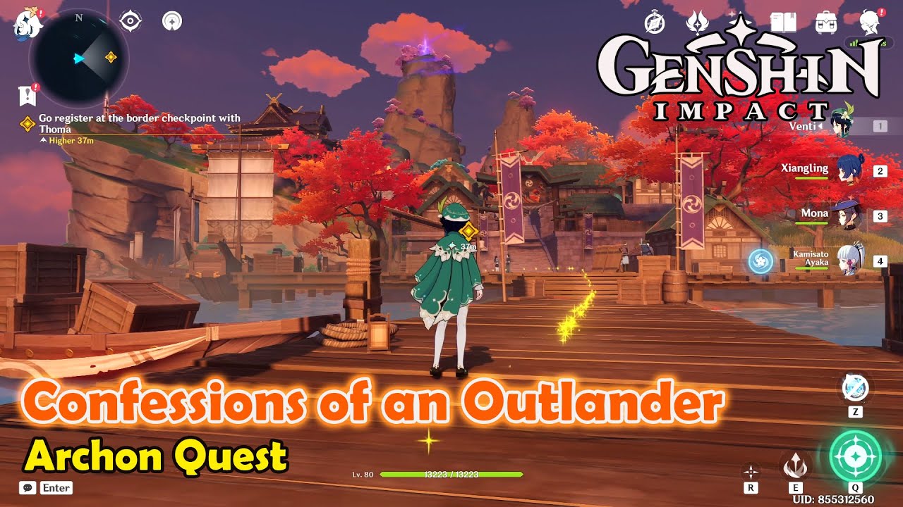 Confessions of an Outlander | Genshin Impact - YouTube