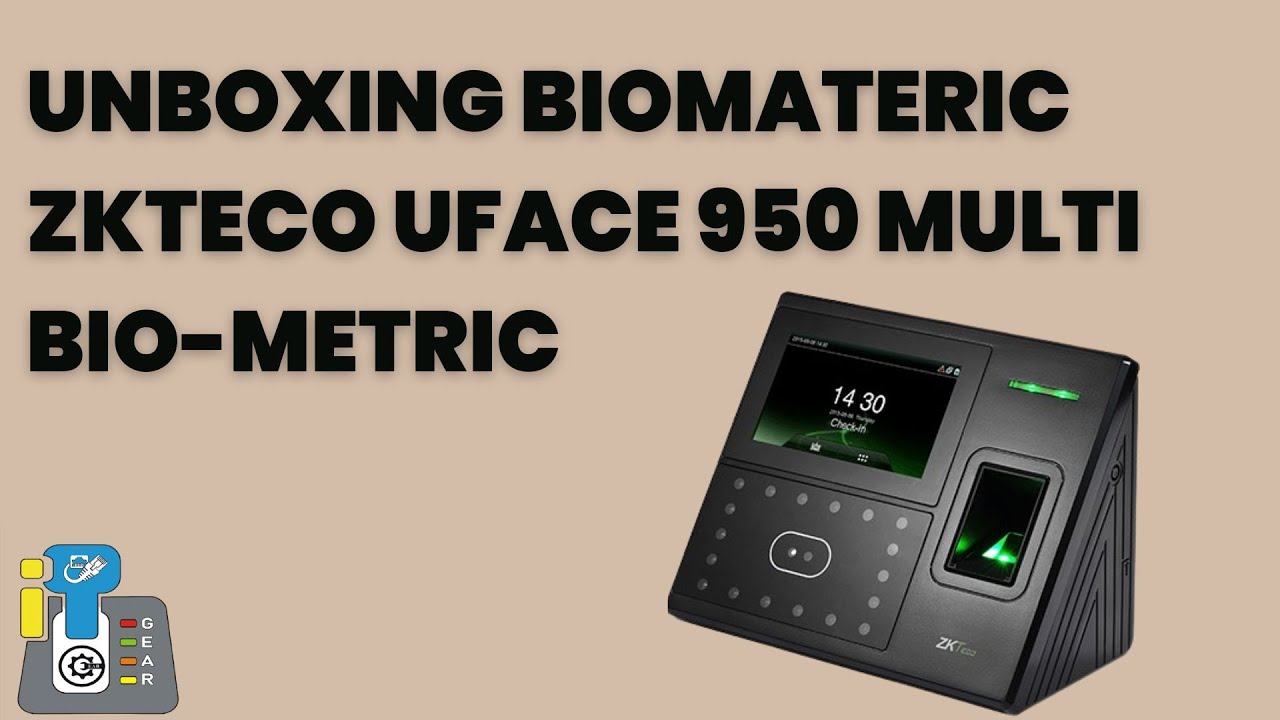 Unboxing Biomateric ZKTeco uFace 950 Multi Bio-metric - YouTube
