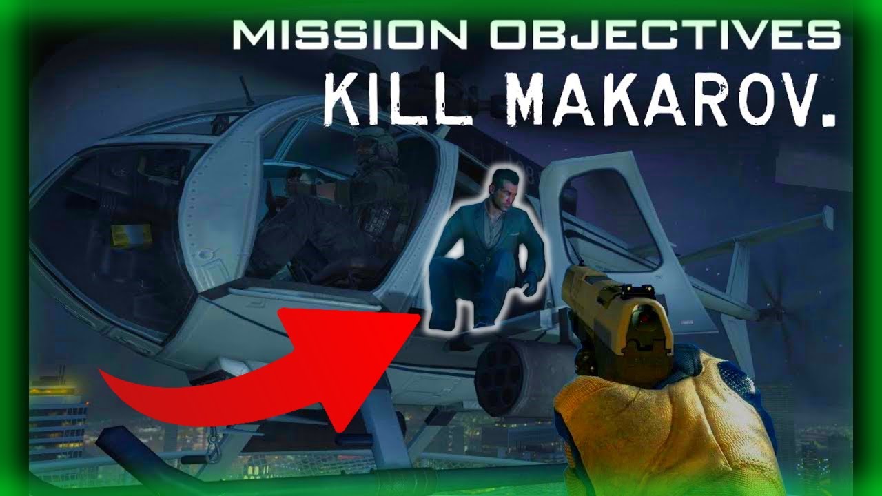 What Happens if You Shoot Makarov in the MW3 Ending - YouTube