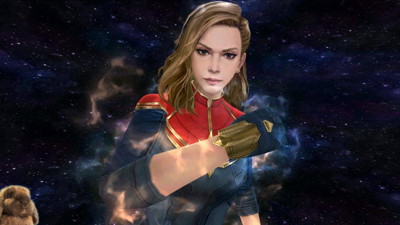 [Marvel Future Fight] Captain Marvel New Uniform Gameplay - YouTube
