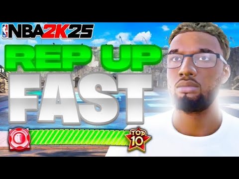 *NEW* BEST METHODS TO REP UP AND LEVEL UP FAST ON NBA2K25! BECOME THE ...