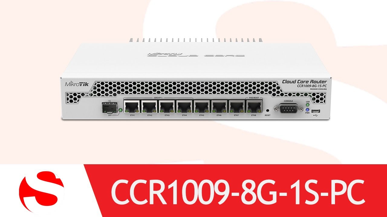 SYS2U.COM - แกะกล่อง MikroTik CCR1009-8G-1S-PC - 9-Core Super Fast ...