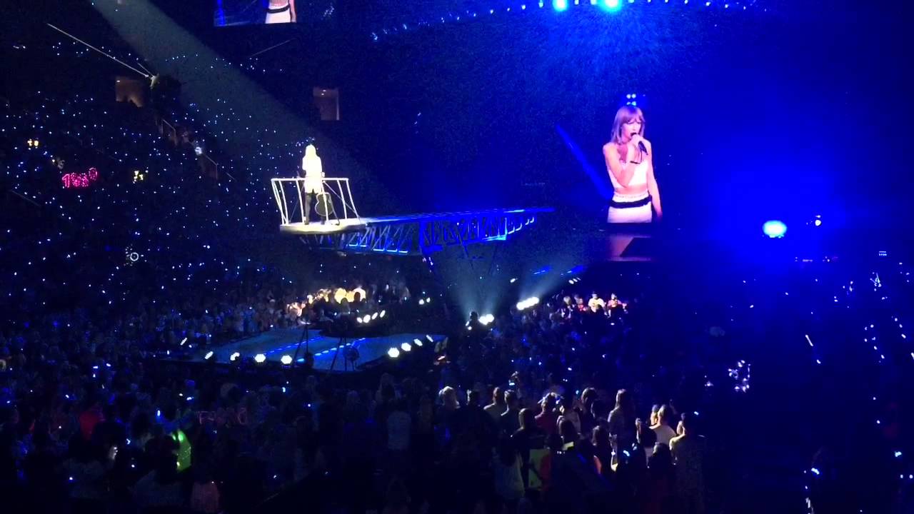 Taylor Swift 1989 Tour Clean speech in SLC, Utah - YouTube