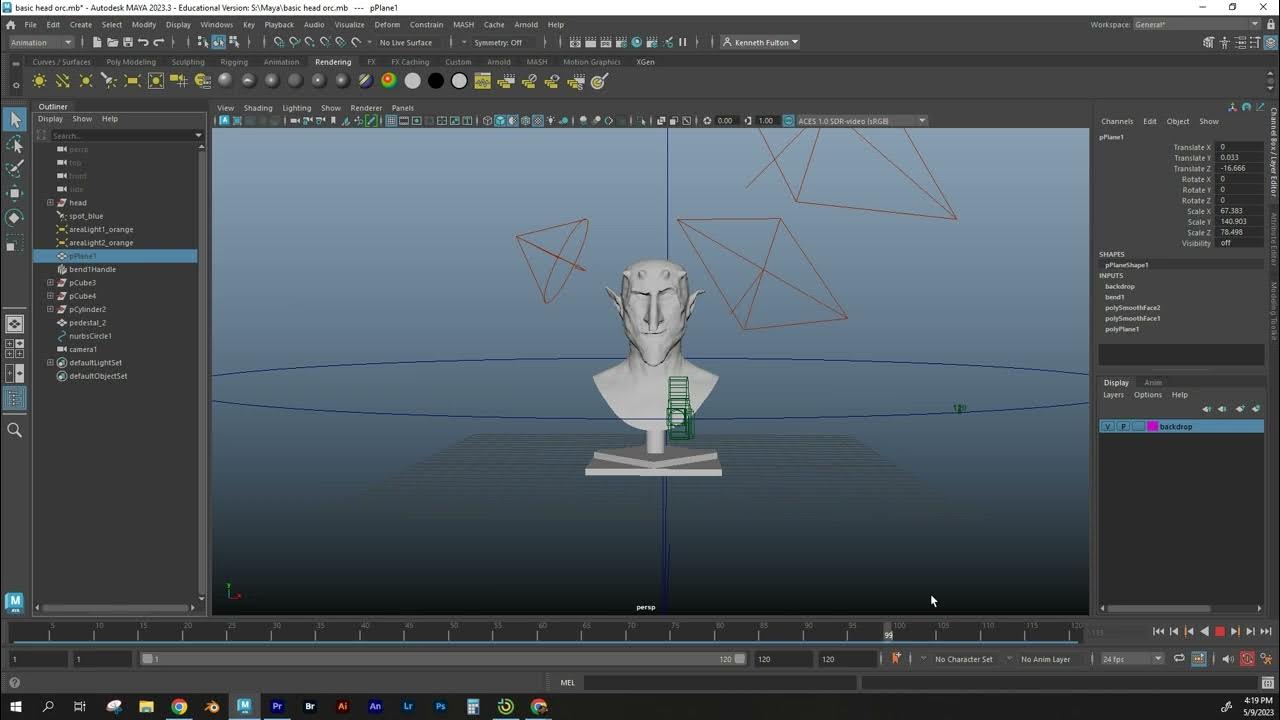 Setting up and rendering a sequence in Maya - YouTube