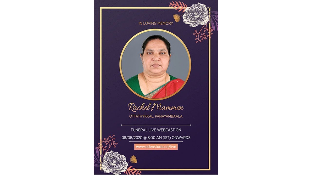 Funeral of Rachel Mammen - YouTube