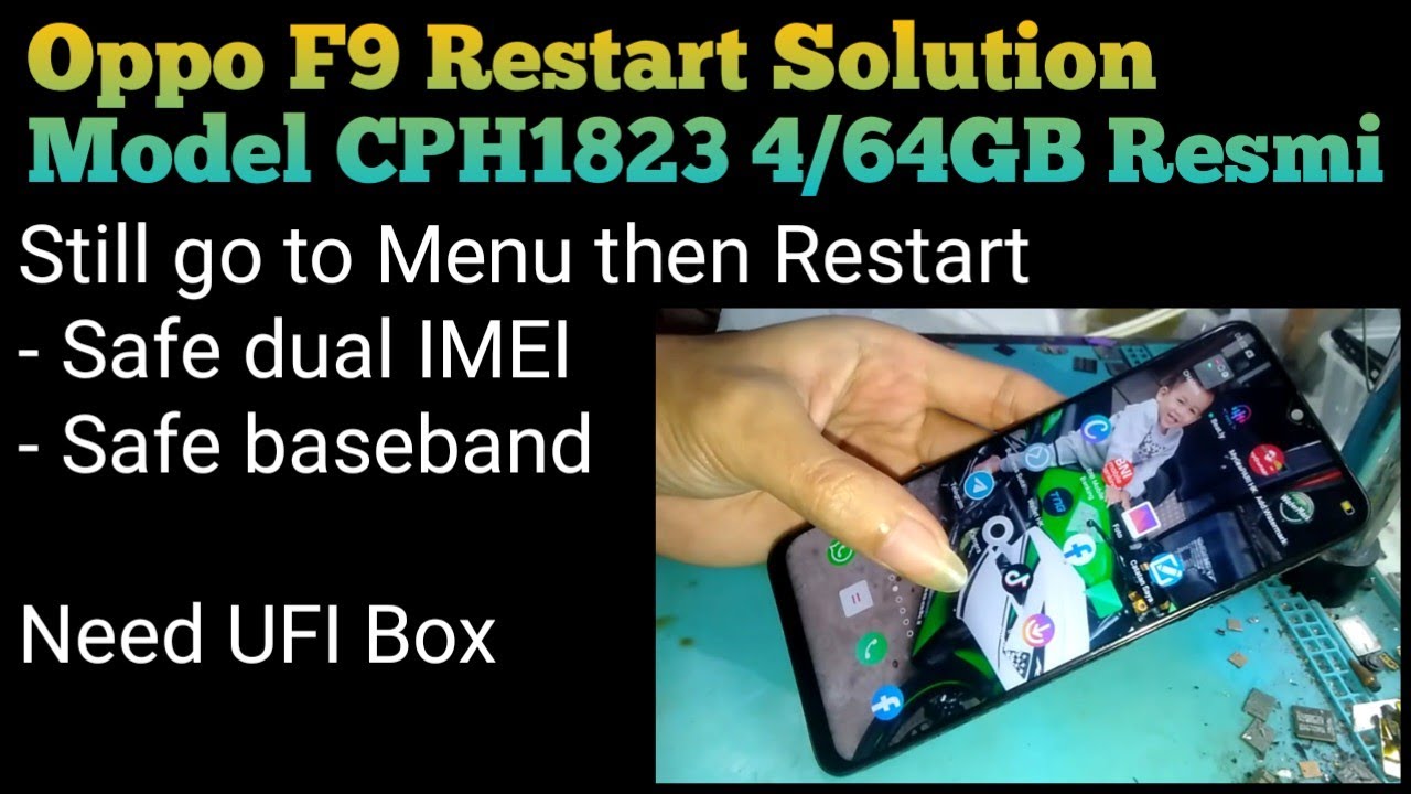 Oppo F9 CPH1823 Restart Solution | eMMC Repartitioning @mobilecareid ...